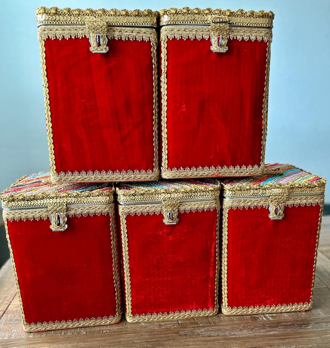 Bhaaji Box 3kg Laddu Peepa Food Storage Steel Food Storage Wedding ...