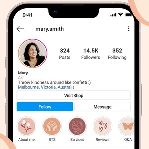 Insta Highlight Covers Boho Cute, Pastel Pink Neutral IG Story Icons ...