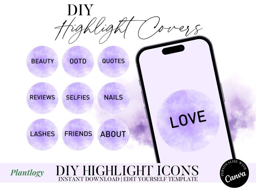 90 Aesthetic Purple Sky Instagram Highlight Covers Elevate Your IG Feed ...