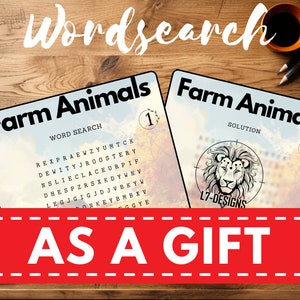 24 FARM ANIMALS Flashcards | Montessori Flashcards for Independent ...