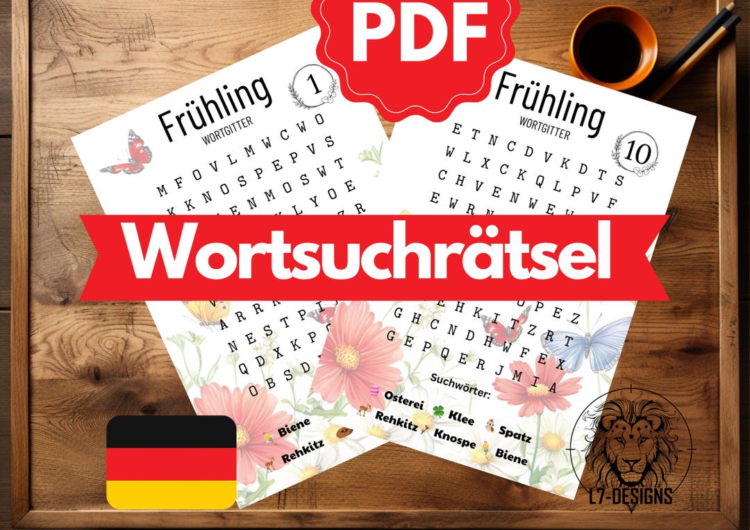 10 WORD GRIDS SPRING | Crossword Puzzles | Learning for Children ...
