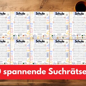 10 WORD SEARCH PUZZLES School | Crossword Puzzles | Learning for ...
