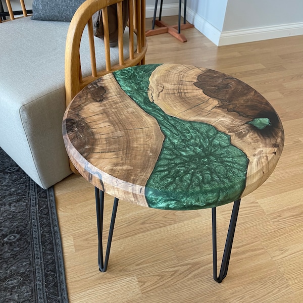 Wood Resin Table Top - Etsy