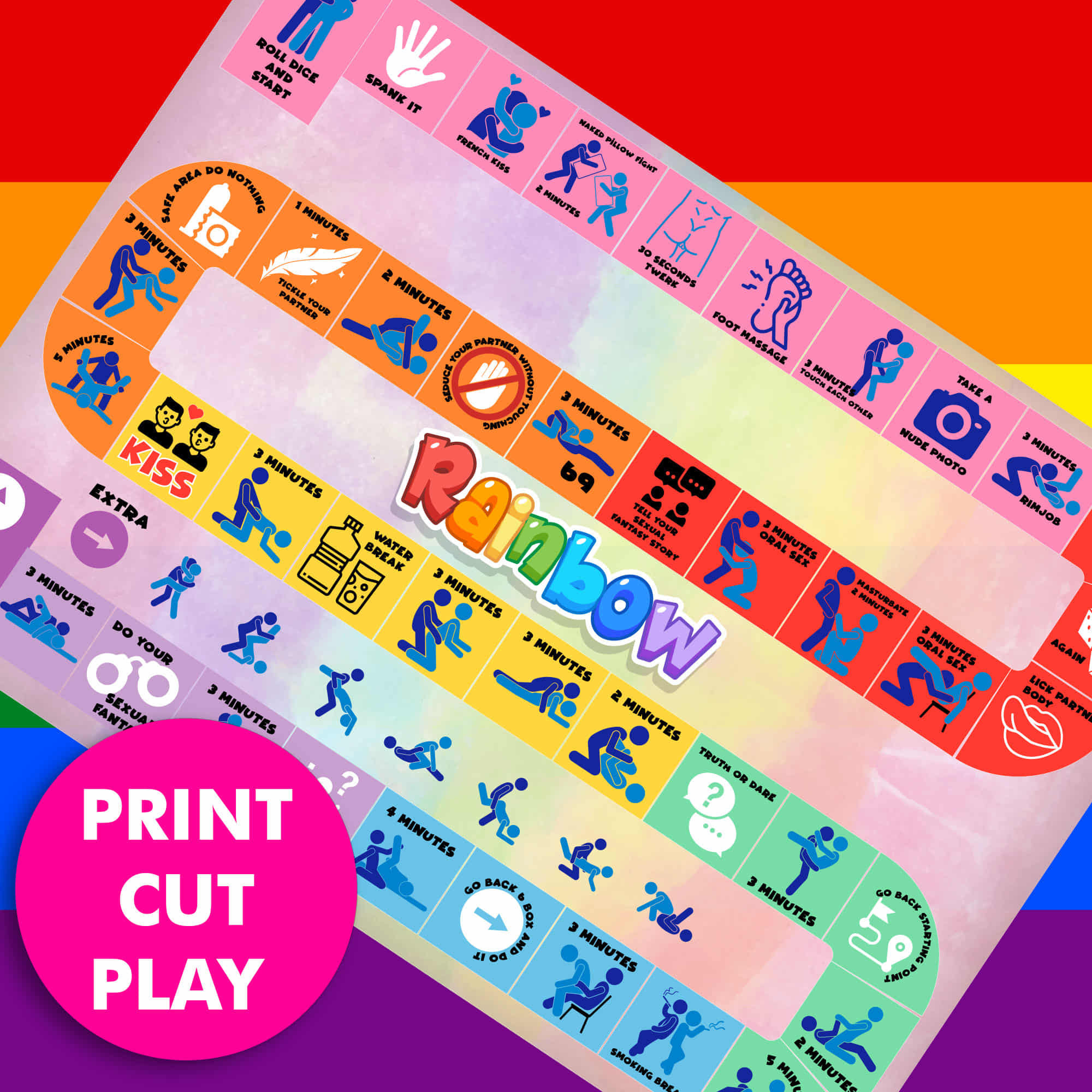 Printable Gay Couple Date Night Sex Game LGBT Games for Gay - Etsy UK