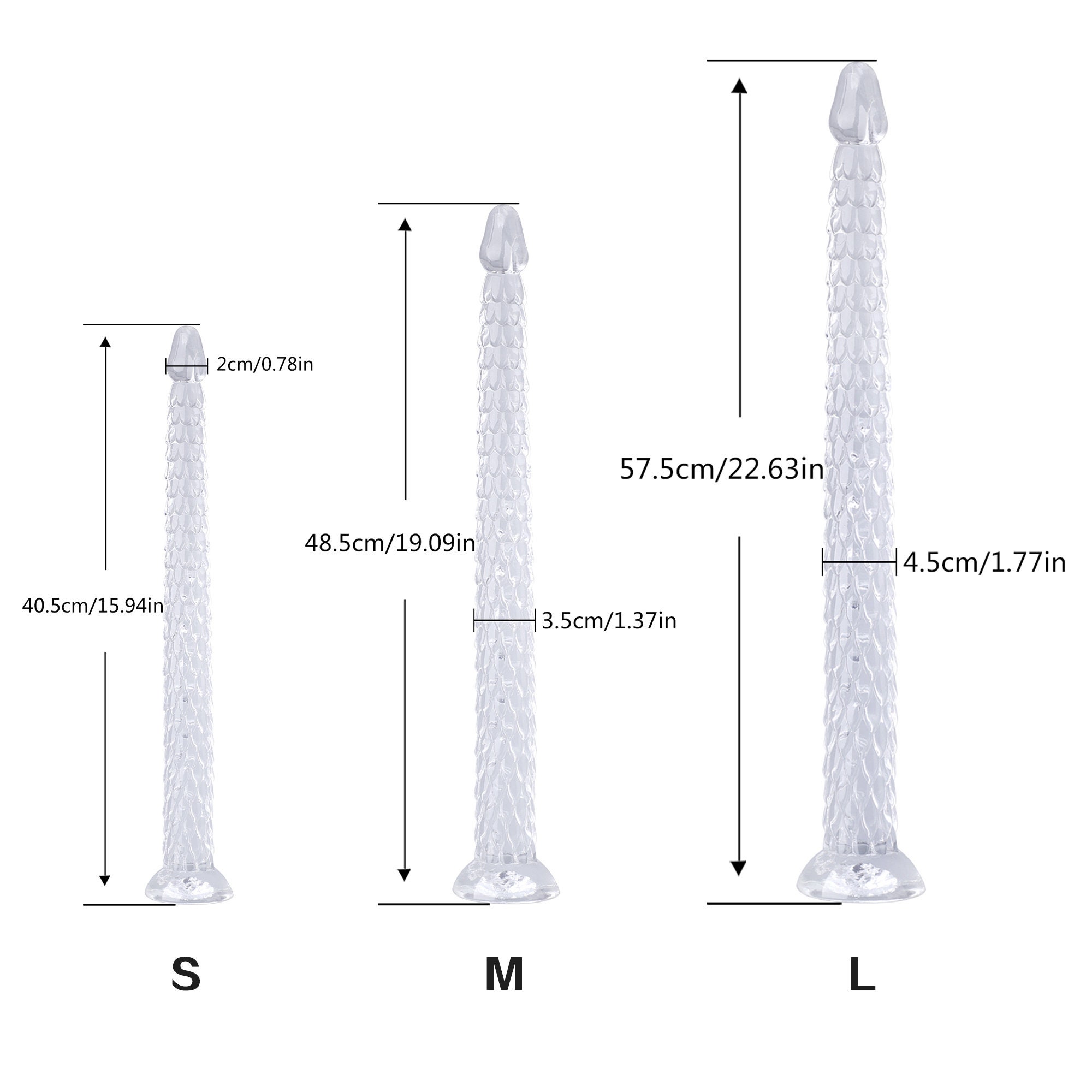 Long Butt Plug Super Long Anal Plug Soft Anal Dildo Clear Butt Plug Long Dildo Anal
