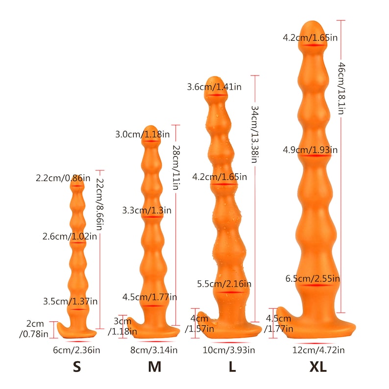 Silicone Butt Plug, Beaded Anal Training Plug, Anal Beads, Anus Dilatator, Butt Plug for Women ...