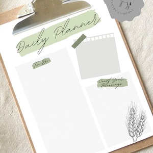 Daily and Weekly to Do List, Farmhouse Daily and Weekly Planner ...