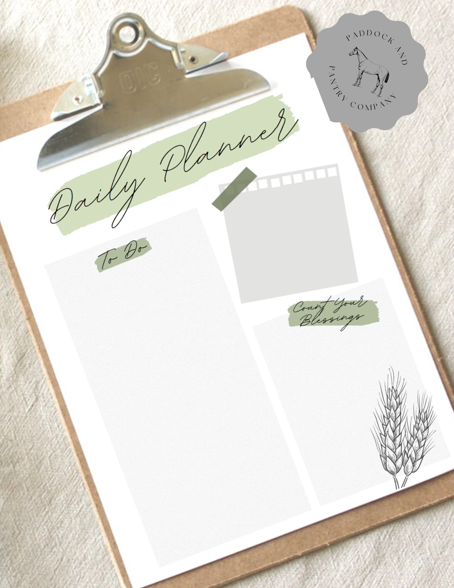 Daily and Weekly to Do List, Farmhouse Daily and Weekly Planner ...