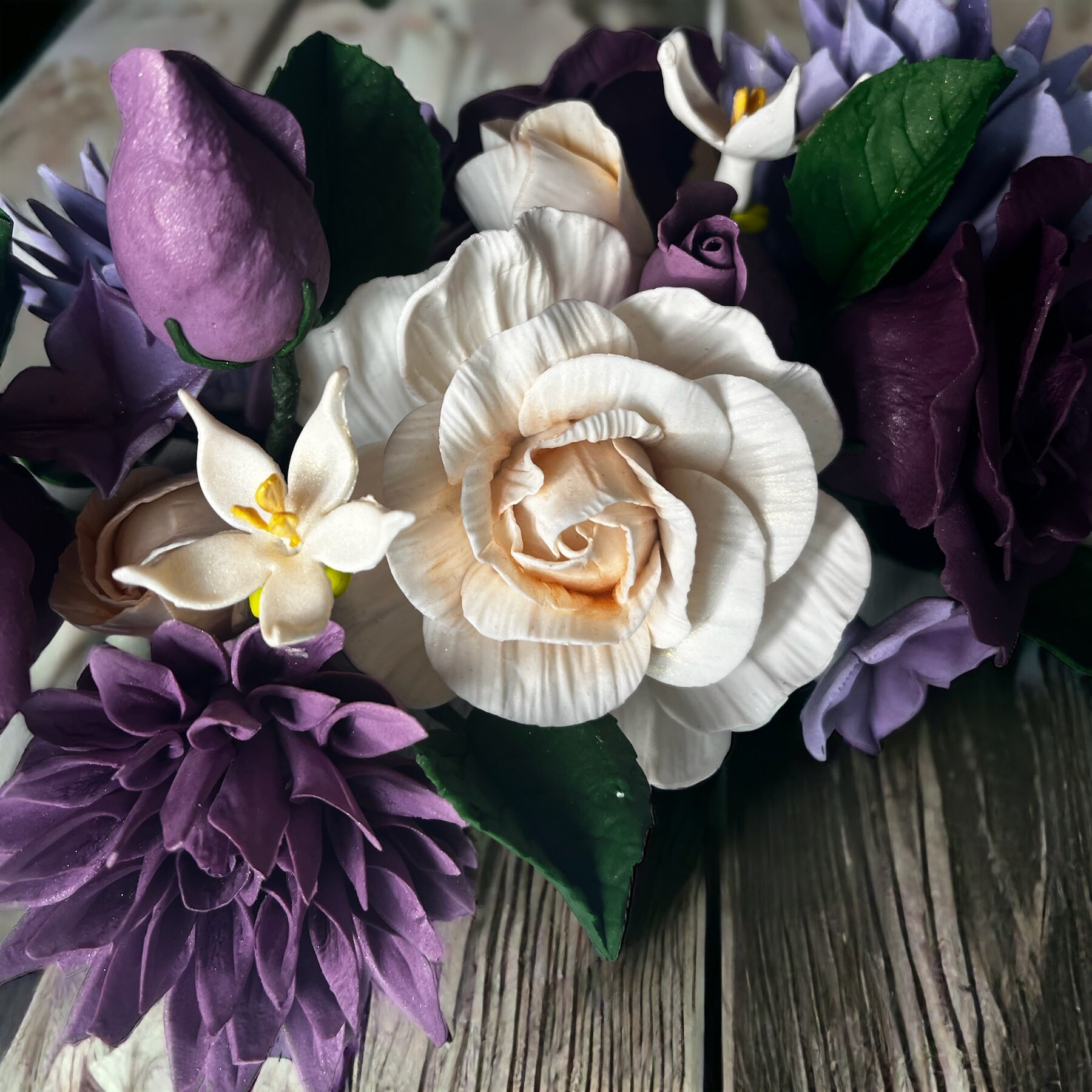 Gum Paste Gardenia Flower - Etsy