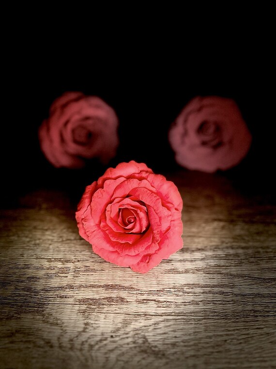 Red Gumpaste Roses