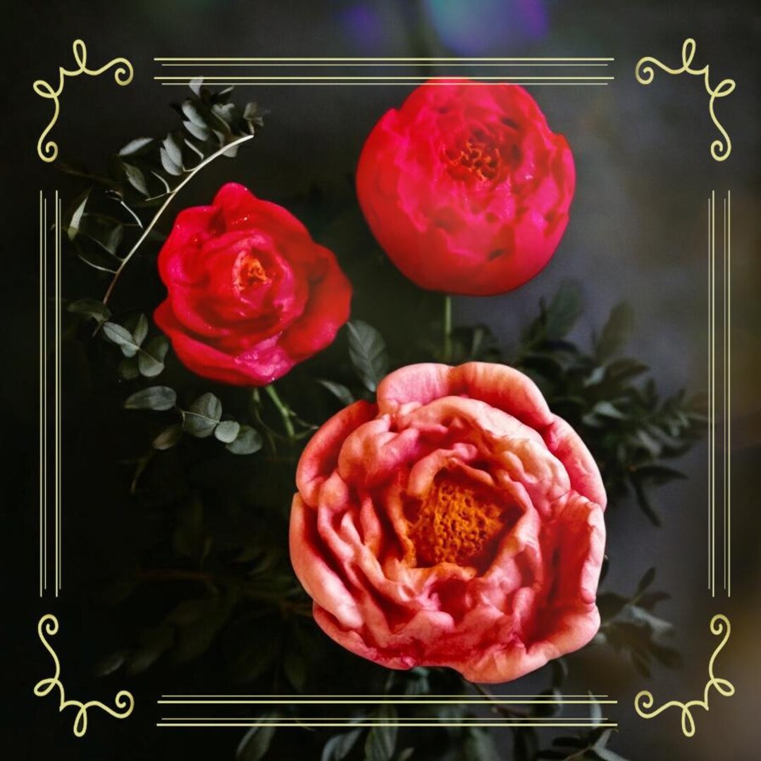Gum Paste Roses, Molded Flowers, Cake Toppers, Cake Décor - BUNDLE - Etsy
