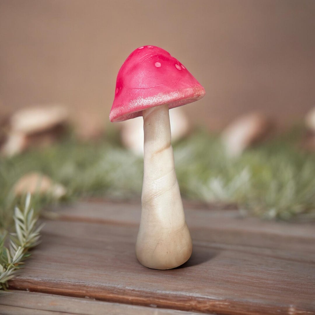 Custom 6" Gum Paste Mushroom Cake Topper - Handmade, Any Color! - Etsy