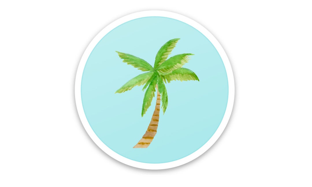 Tree | Sticker | 2x2" Circle - Etsy