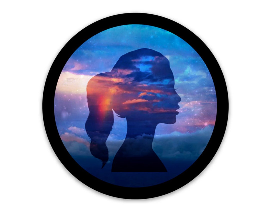 Transparent | Sticker | 3x3" Circle - Etsy