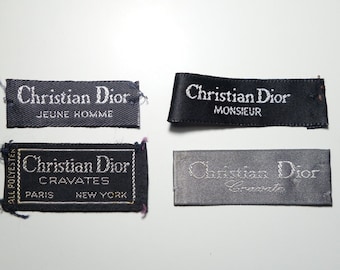 Christian Dior Label - Etsy Ireland