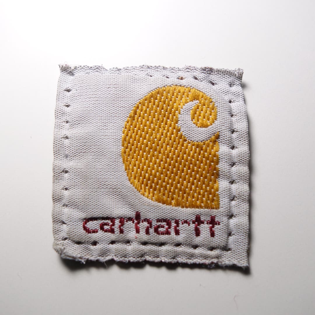 Vintage Carhartt Sew on Replacement Gray Embroidered Label Tag - Etsy