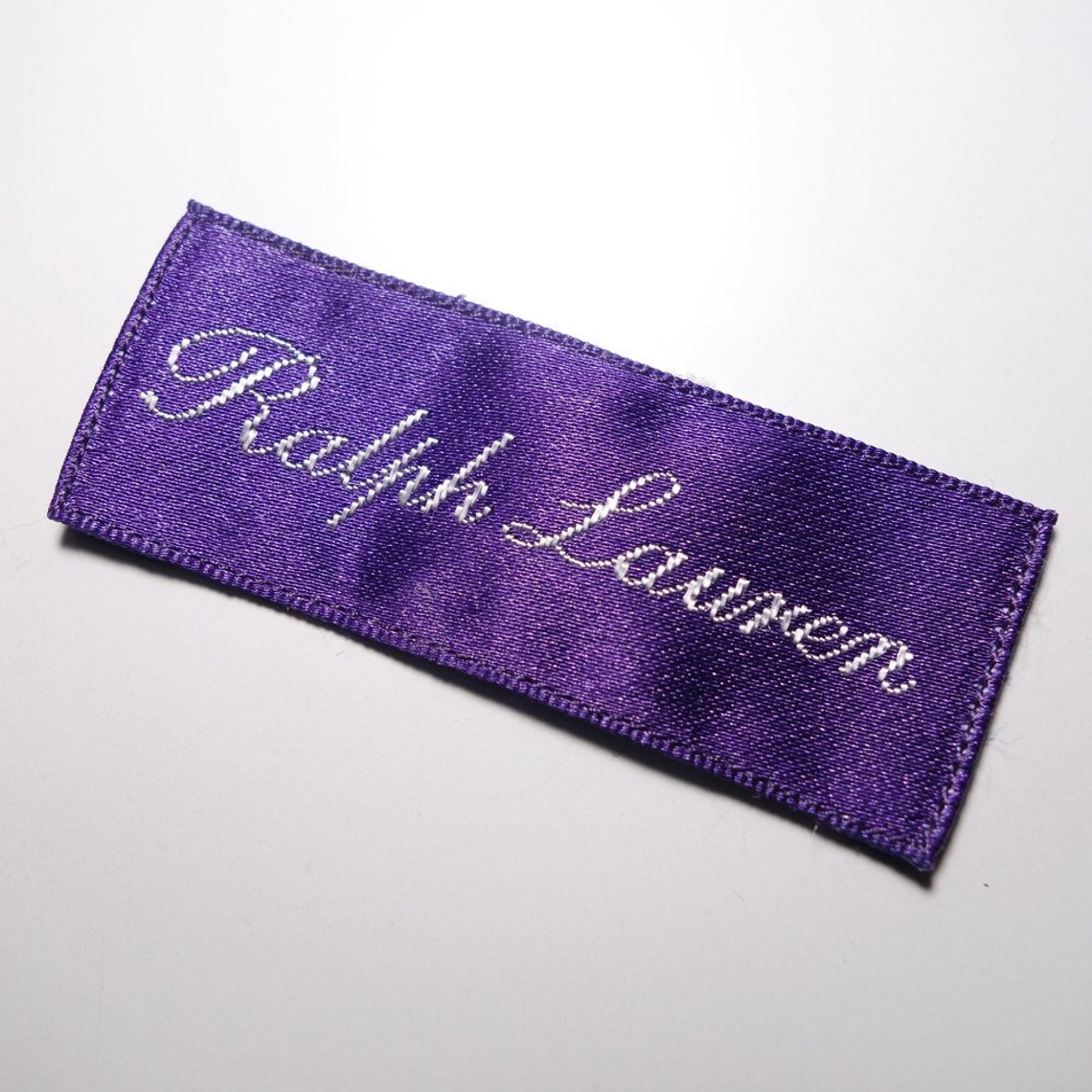 Ralph Lauren Purple Label Replacement Sew on Embroidered Label Tag - Etsy