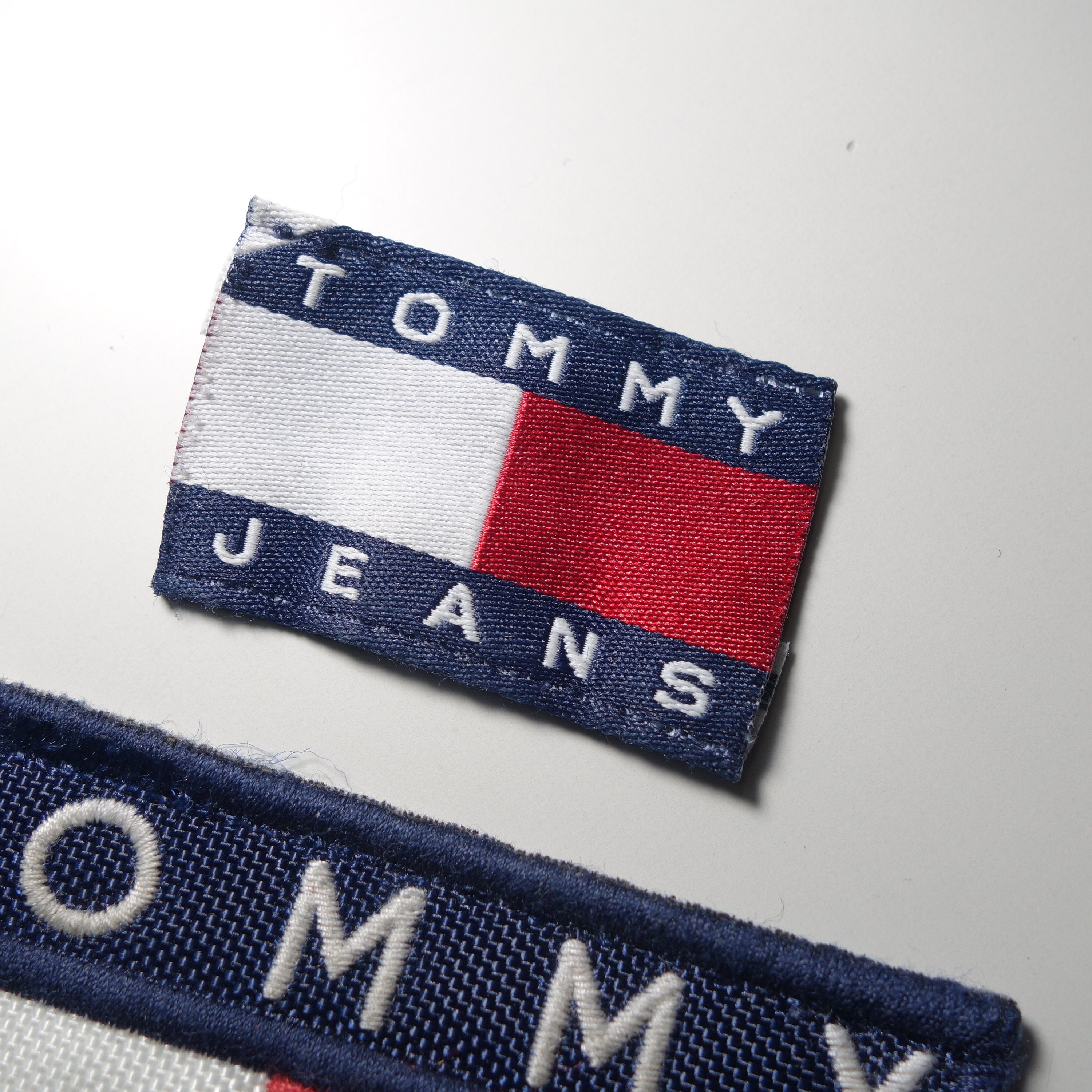 Tommy Hilfiger Replacement Sew on Denim Pocket, Embroidered Logo Patch ...