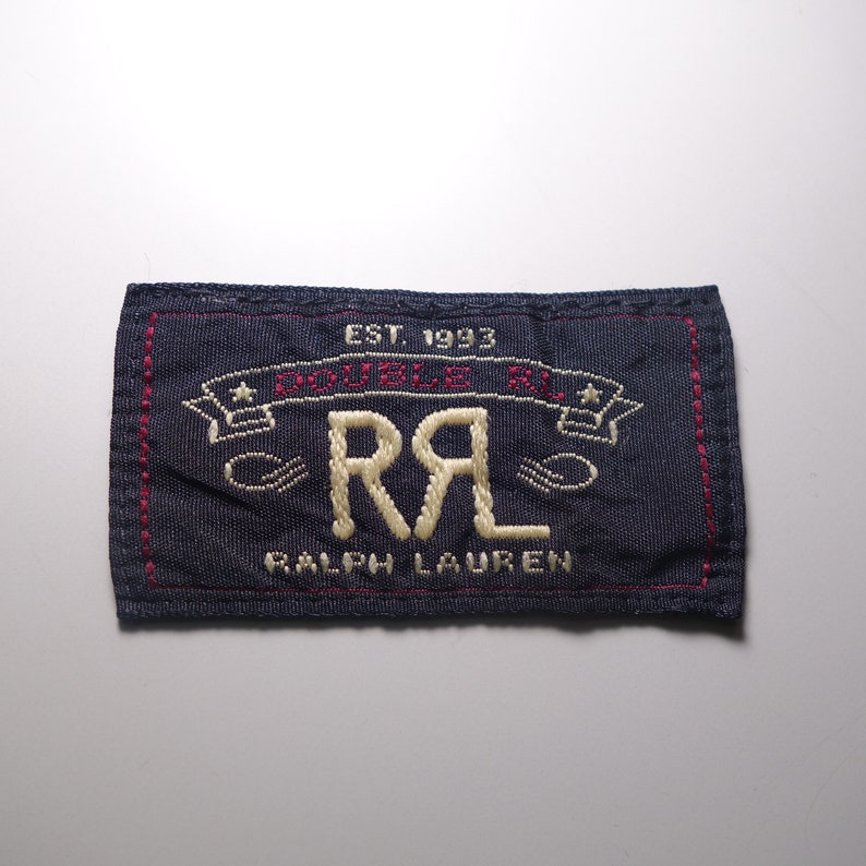 Double-rl (RRL) Ralph Lauren Sew on Replacement Embroidered Label Tag ...