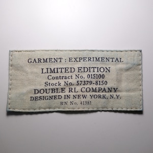 Double-rl (RRL) Ralph Lauren Sew on Replacement Label Tag - Etsy