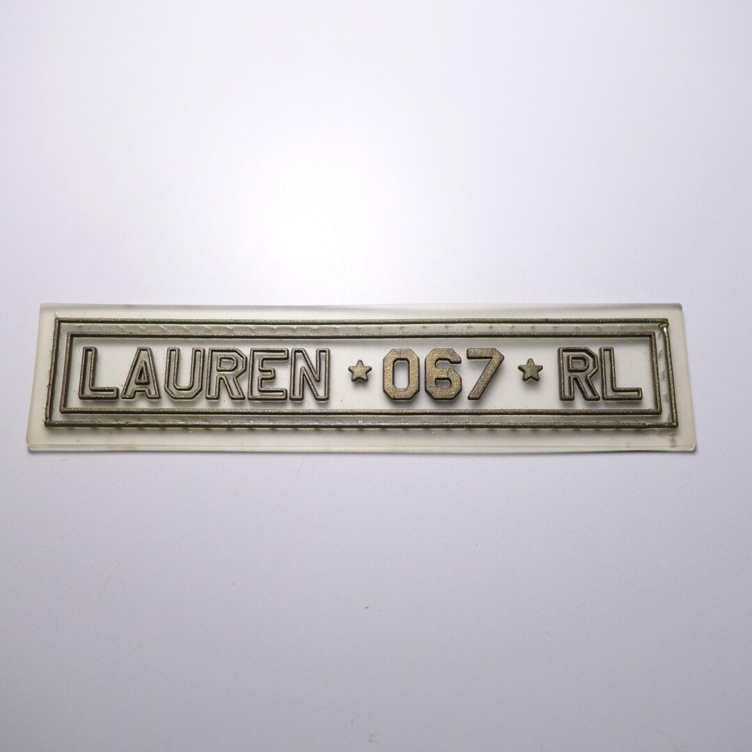 Ralph Lauren 067 RL Sew on Replacement Embossed Rubber Patch - Etsy