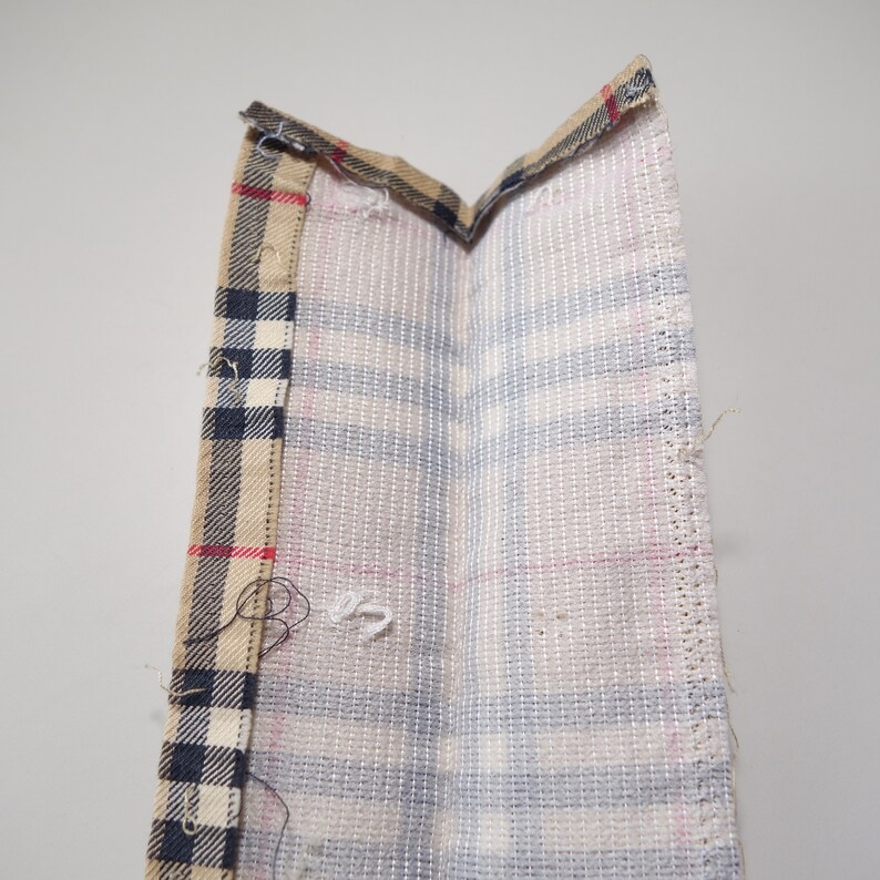 Burberry Sew on Replacement Nova Check Placket Fabric - Etsy