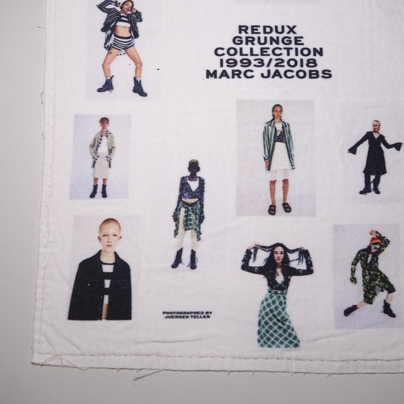 Marc Jacobs Redux Grunge 1993/2018 Sew on Replacement Cloth Patch - Etsy