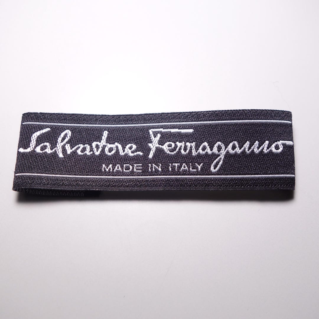 Vtg Salvatore Ferragamo Made in Italy Sew on Replacement Embroidered ...