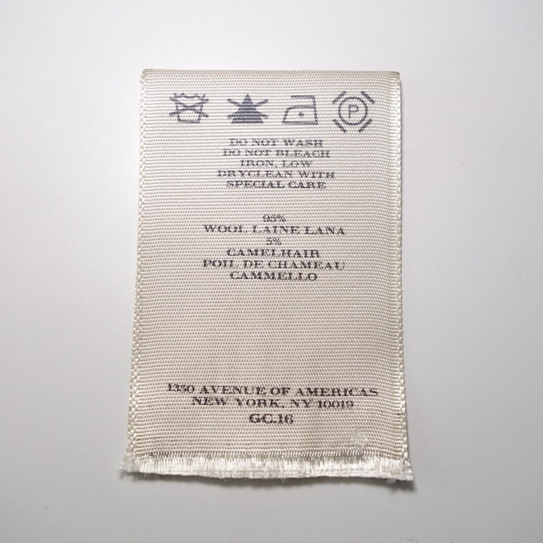 Burberry London Sew on Replacement Cream Label Tag - Etsy