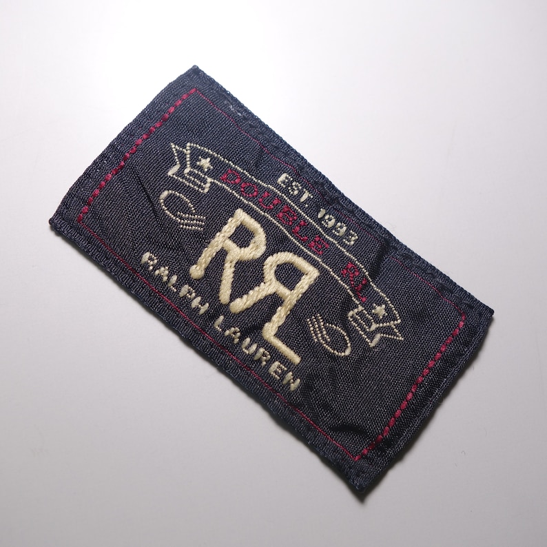 Double-rl (RRL) Ralph Lauren Sew on Replacement Embroidered Label Tag ...
