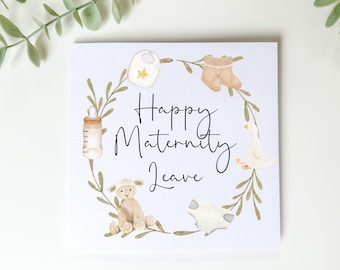Maternity Leave Card Mummy to Be Card Baby Shower Card Card for ...