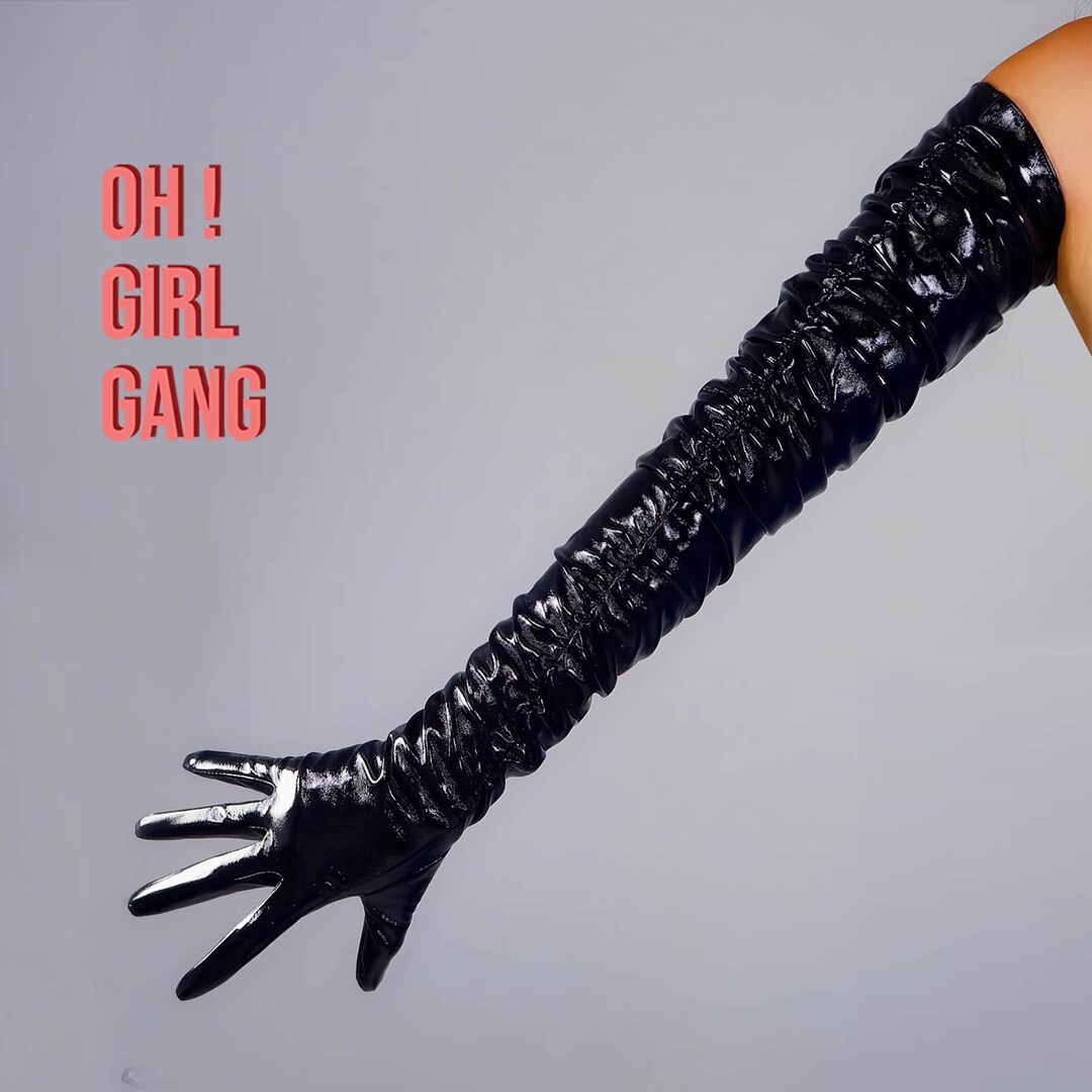 New Slim Ruffled Full Length Gloves 100cm Long Touch Screen - Etsy