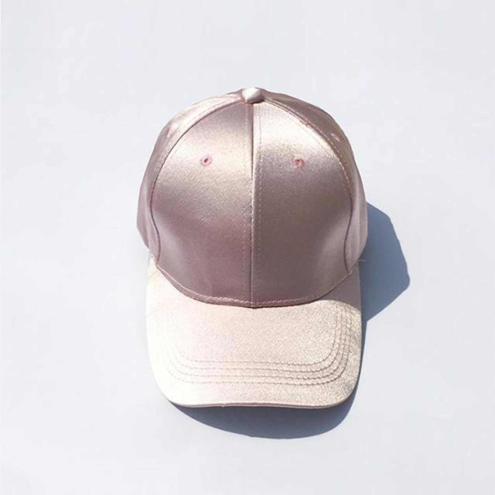 Satin Baseball Cap Light Pink Satin Snapback Gorras Satin | Etsy