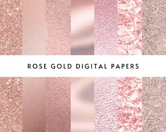 Rose Gold Glitter - Etsy