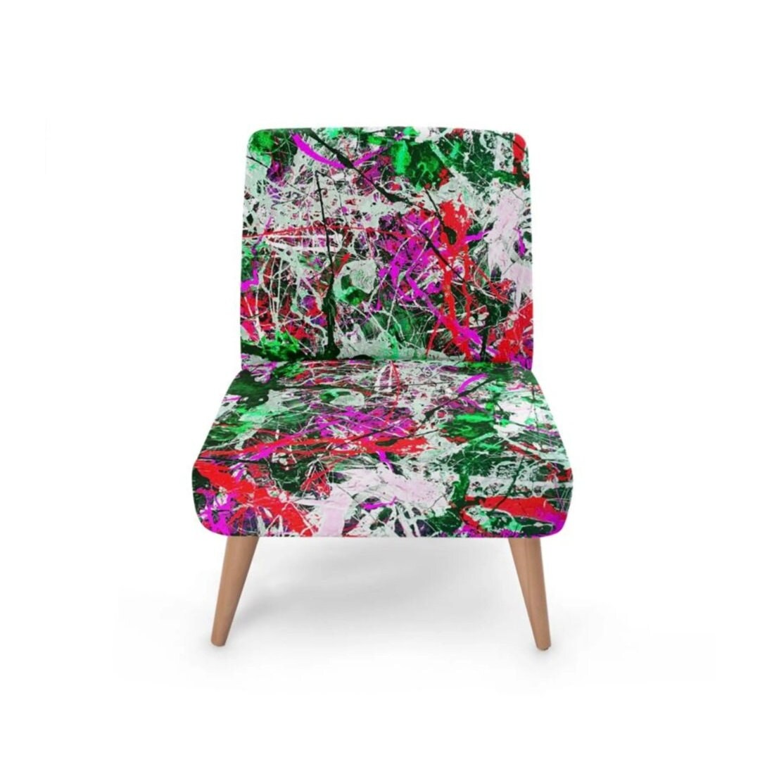 ARMCHAIR Jackson Pollock Like - Etsy