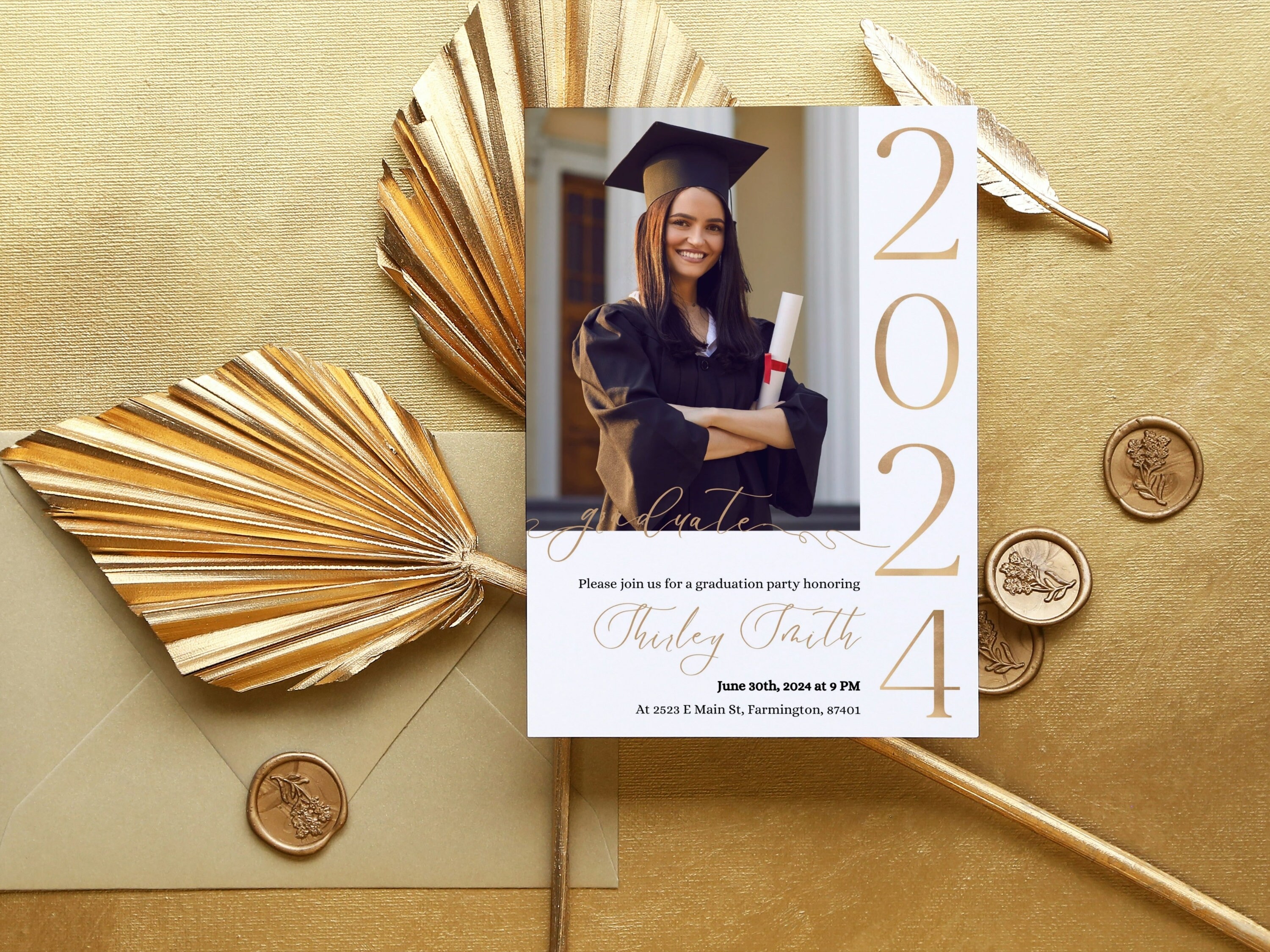 College Graduation Party Invitation Senior Class of 2024 Instant ...