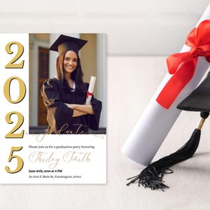 College Graduation Party Invitation Senior Class of 2025 | Instant ...