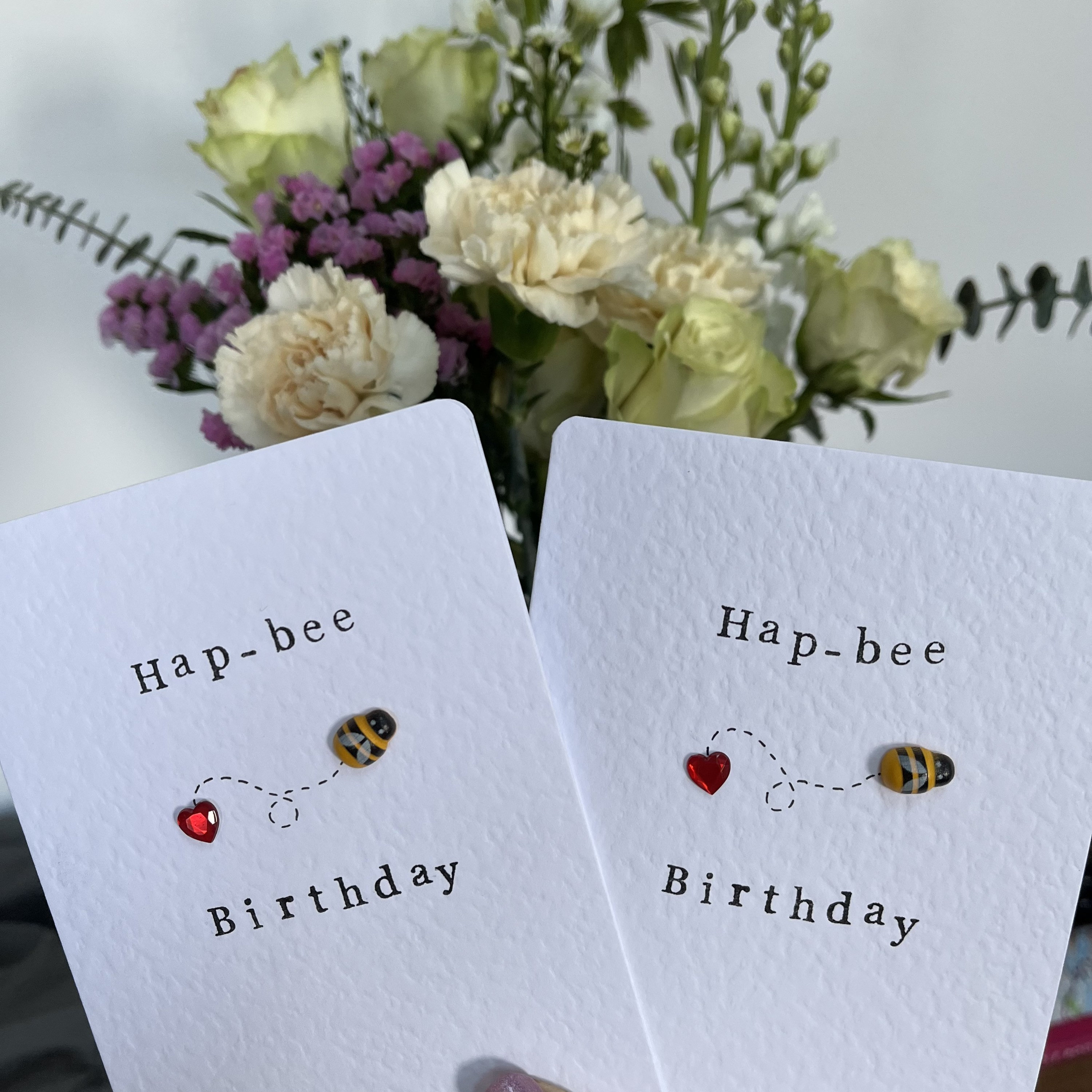 Handmade Birthday Card Hap-bee Birthday Card Bee Birthday - Etsy