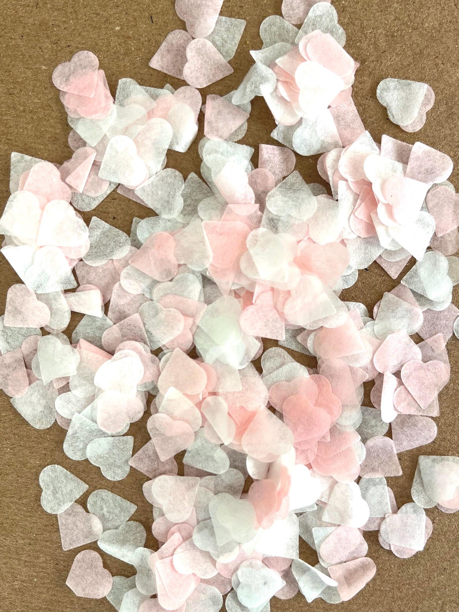 Hand-cut Heart Confetti, Biodegradable Confetti, Tissue Paper Confetti ...
