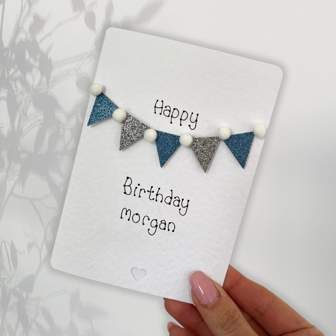 Handmade Happy Birthday Card, Handwritten Happy Birthday Card, Card for ...