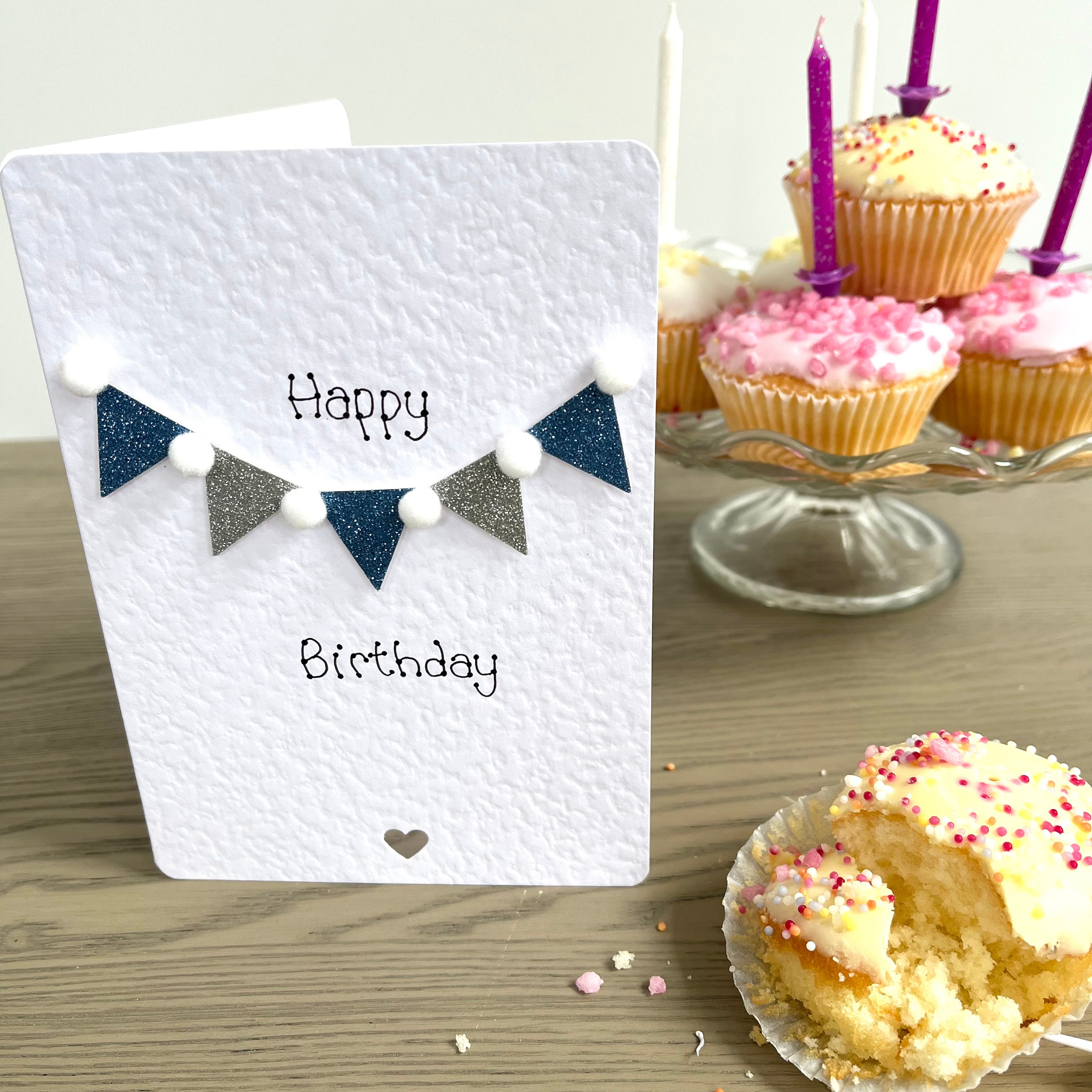 Handmade Happy Birthday Card, Handwritten Happy Birthday Card, Card ...