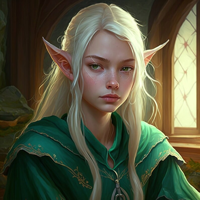 Bundle 3 of D&D Character Artworks for Fantasy World: 25 Female ...