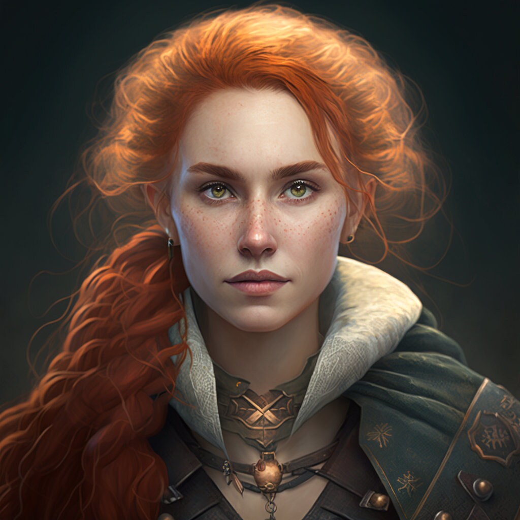 Bundle 1 of D&D Character Artworks for Fantasy World: 25 Female ...