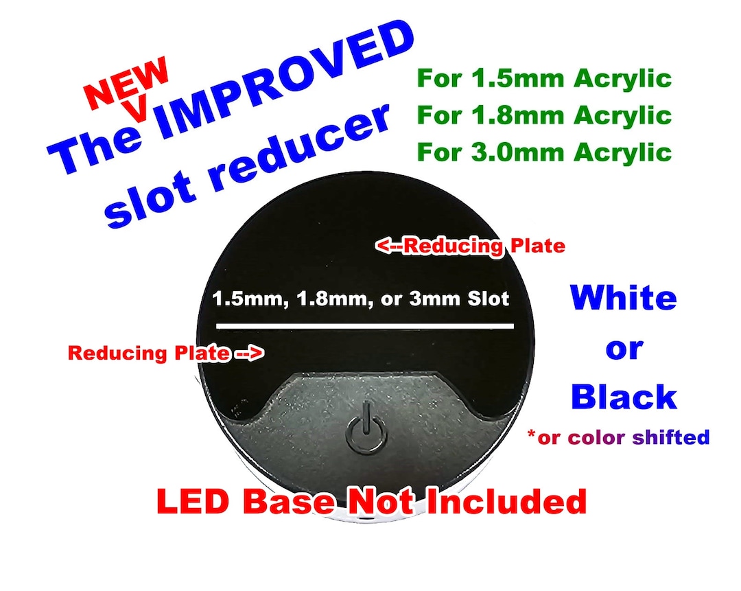Pack of 4 LED Plate Adapters, LED Base Adapter, Slot Adapter, Movement ...