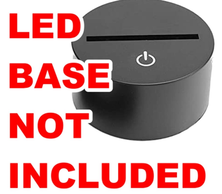 Pack of 4 LED Plate Adapters, LED Base Adapter, Slot Adapter, Movement ...