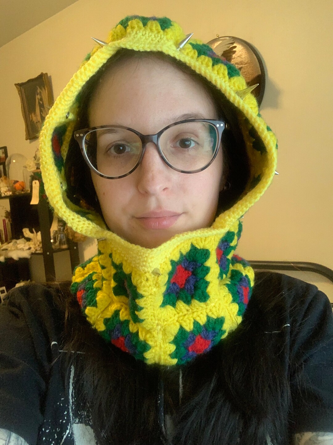 Primary Colours Spikey Granny Square Balaclava - Etsy