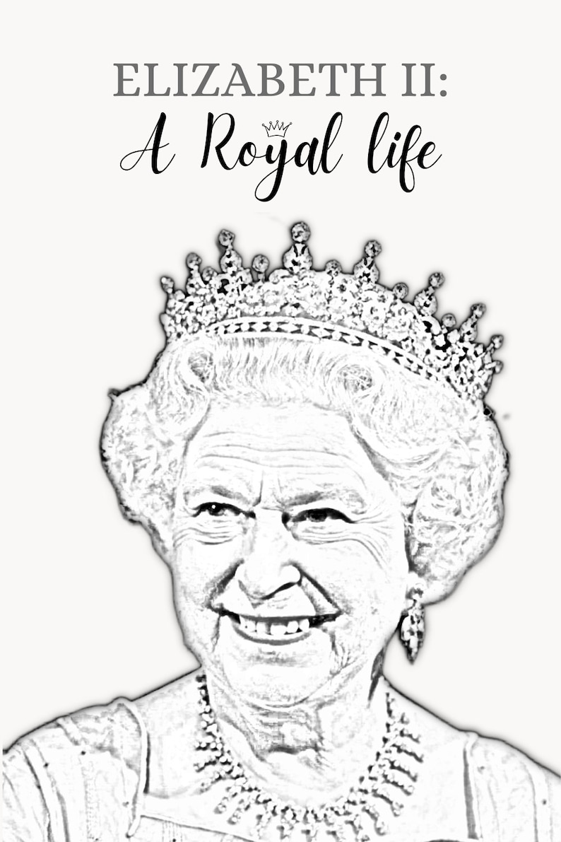 Queen Elizabeth II PNG Queen of England - Etsy