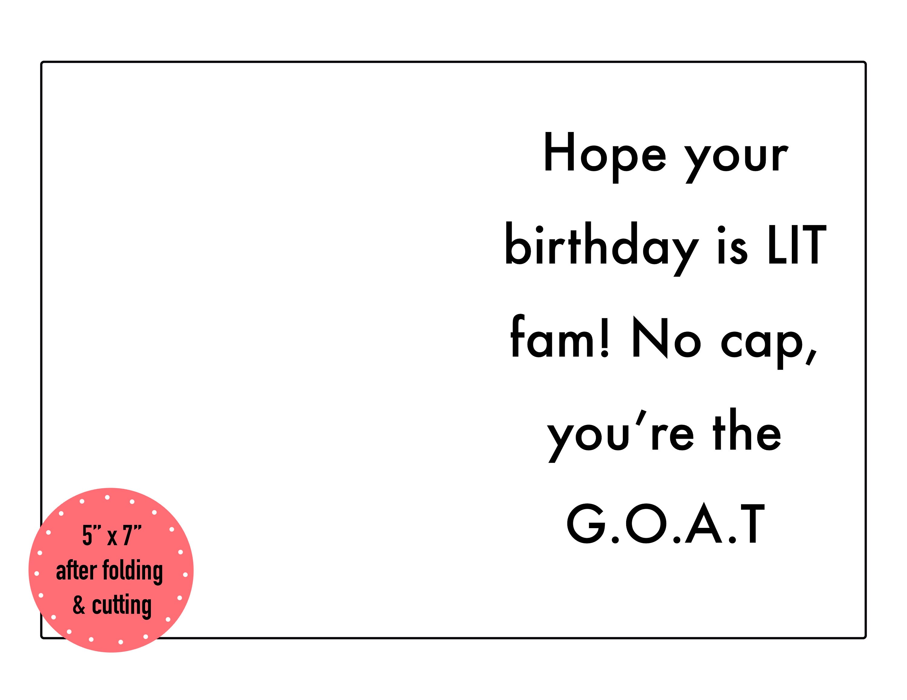 GEN Z Happy Birthday Card, Downloadable Card, Happy Birthday Printable ...