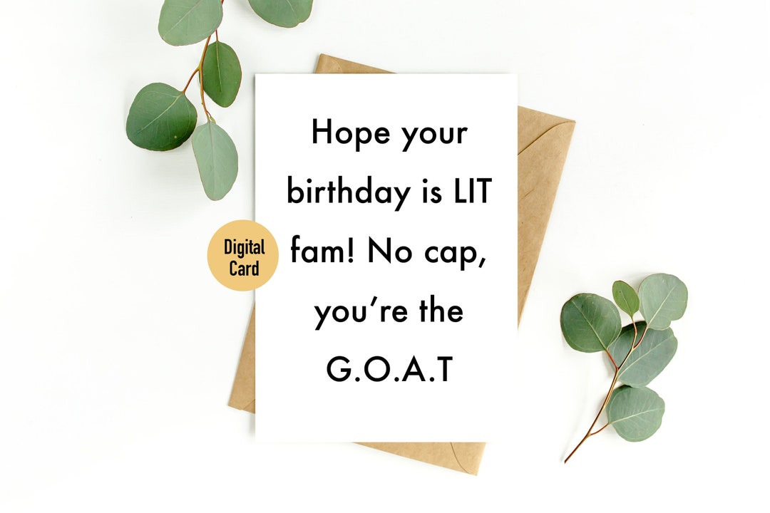 GEN Z Happy Birthday Card, Downloadable Card, Happy Birthday Printable ...