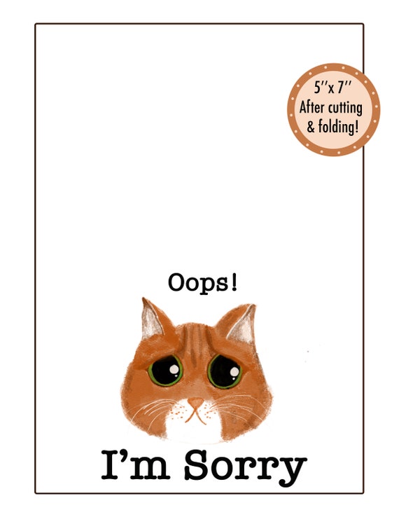 Sorry Cat Emoji
